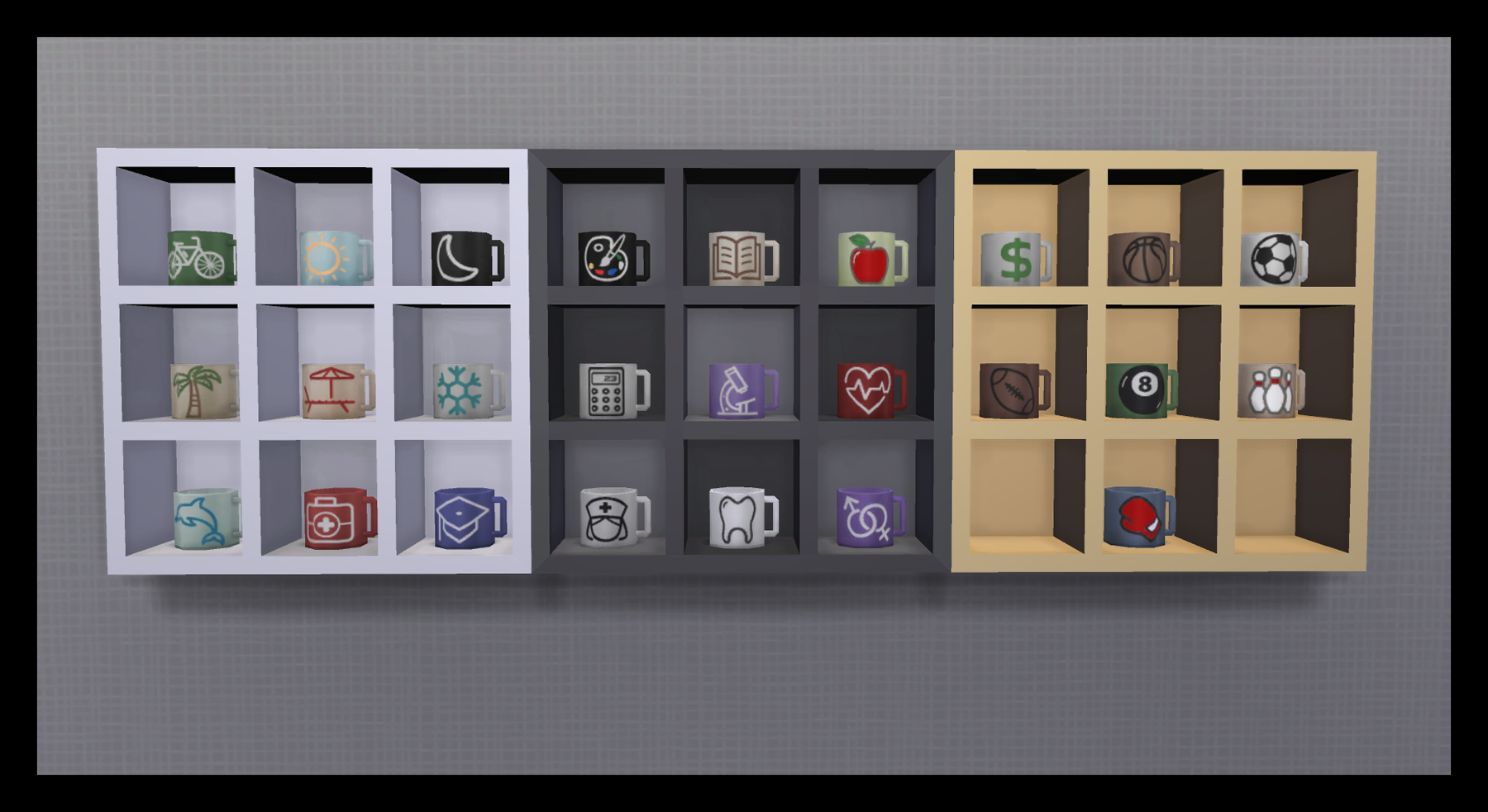 Mugs Galore Set 2 - Clutter - Gallery - The Sims 4 Build / Buy - CurseForge