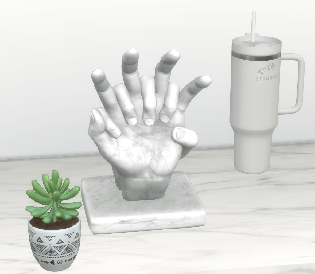 Minimal hands sculpture - The Sims 4 Build / Buy - CurseForge