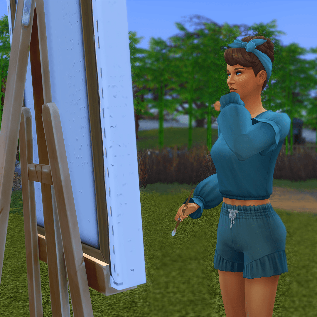 [F] Drawing Poses Single Posepack - Gallery - The Sims 4 Mods - CurseForge