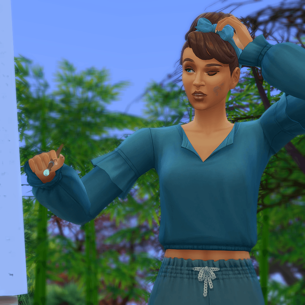 [F] Drawing Poses Single Posepack - Screenshots - The Sims 4 Mods ...