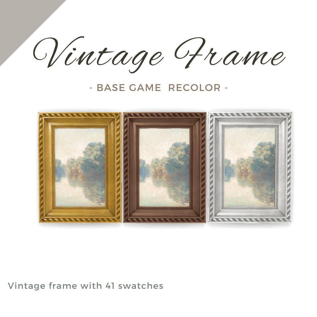 Vintage Frame - Gallery - The Sims 4 Build / Buy - CurseForge