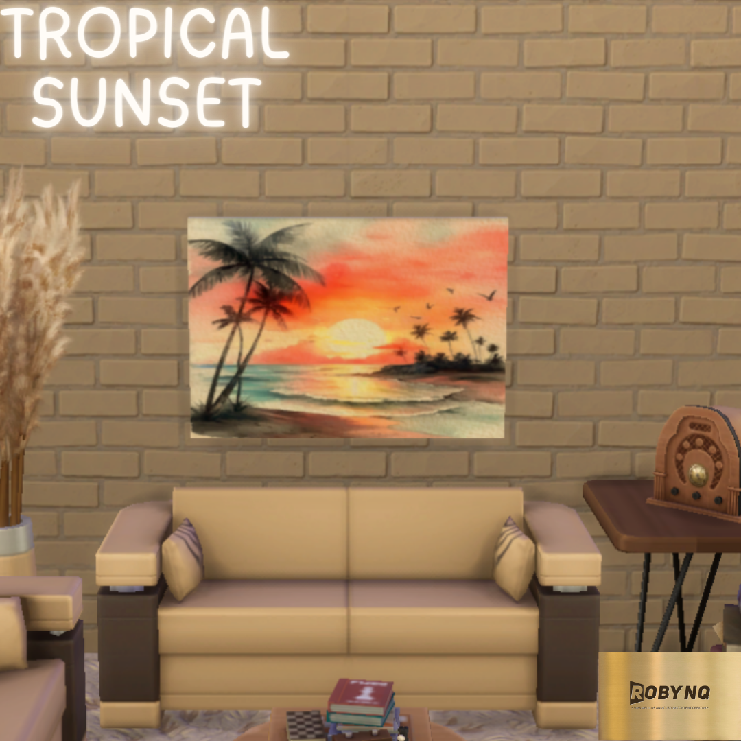 Tropical Sunsets - Basegame compatible - Gallery - The Sims 4 Build ...