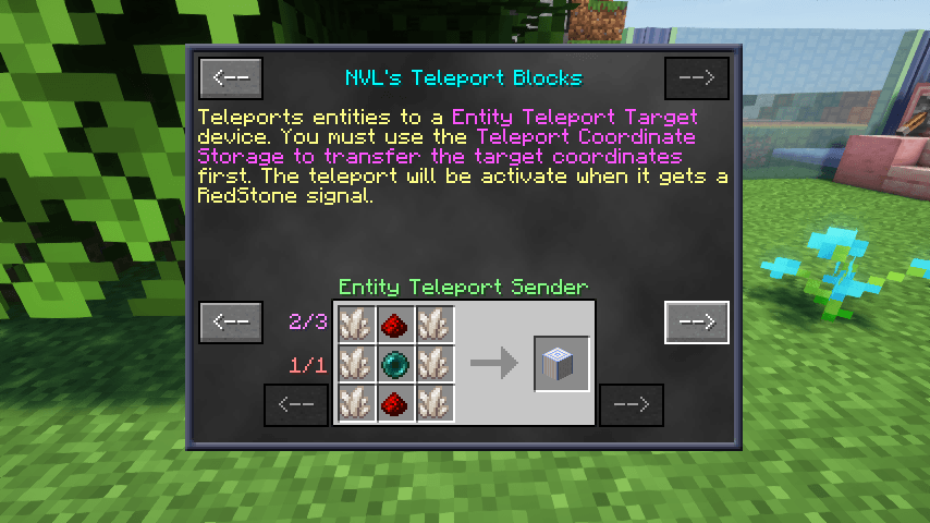 NVL's Teleport Blocks - Minecraft Mods - CurseForge