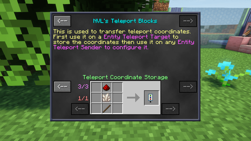 NVL's Teleport Blocks - Minecraft Mods - CurseForge