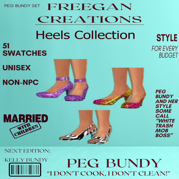 FC-Peg Bundy-Peggy Heels 1, 2, and 3 - Gallery - The Sims 4 Create a ...