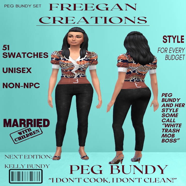 FC-Peg Bundy-Fancy Top Glitter Pants - Gallery - The Sims 4 Create a ...