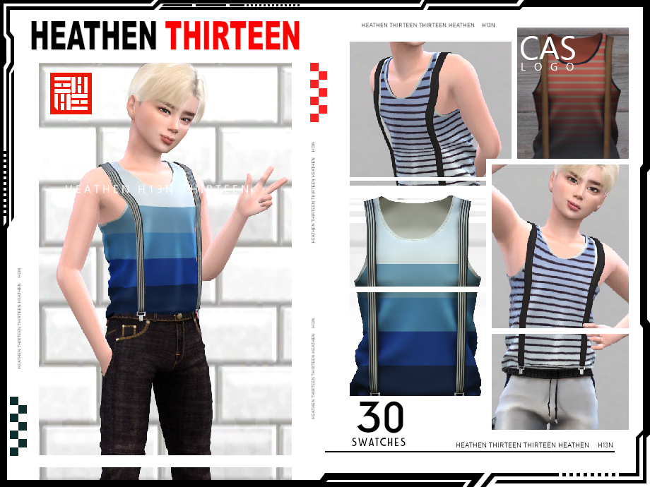 Children's Suspendered Tank Top - The Sims 4 Create a Sim - CurseForge