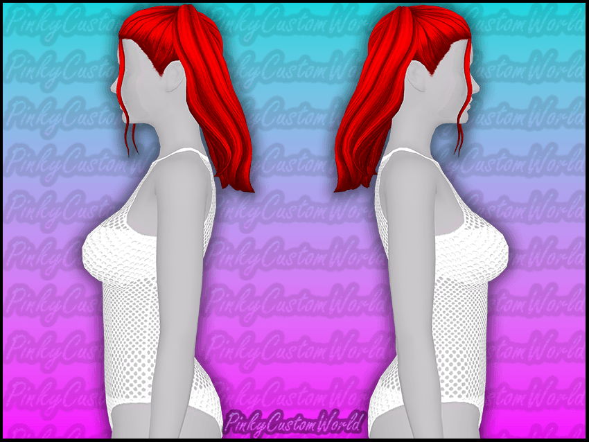 Bonus Retexture of Lillian V1 (Bangs) hair by Qicc - Gallery - The Sims 4 Create a Sim - CurseForge