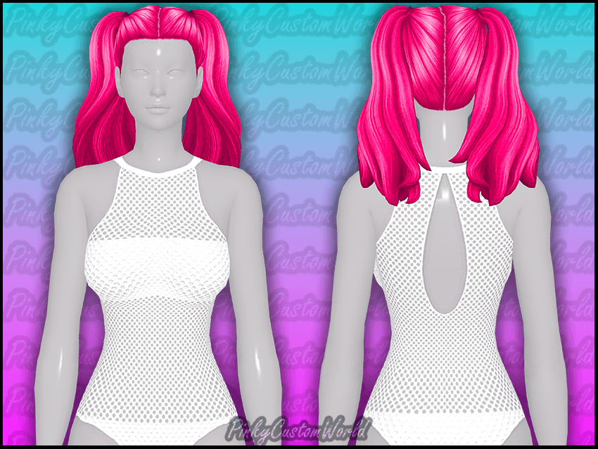 Retexture of Lillian V2 (No Bangs) hair by Qicc - Gallery - The Sims 4 Create a Sim - CurseForge