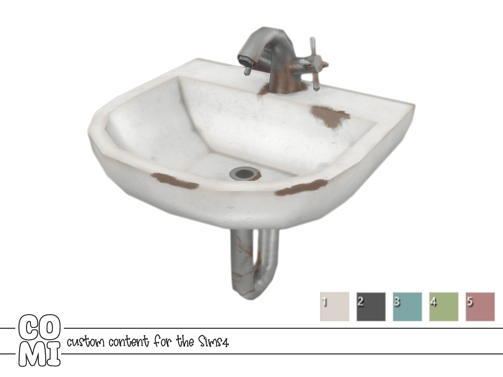 Comiko - Cheap & Cheerful Bathroom Sink - Gallery - The Sims 4 Build ...