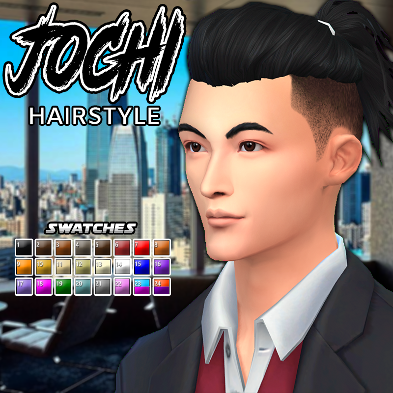 Jochi hairstyle - Gallery - The Sims 4 Create a Sim - CurseForge