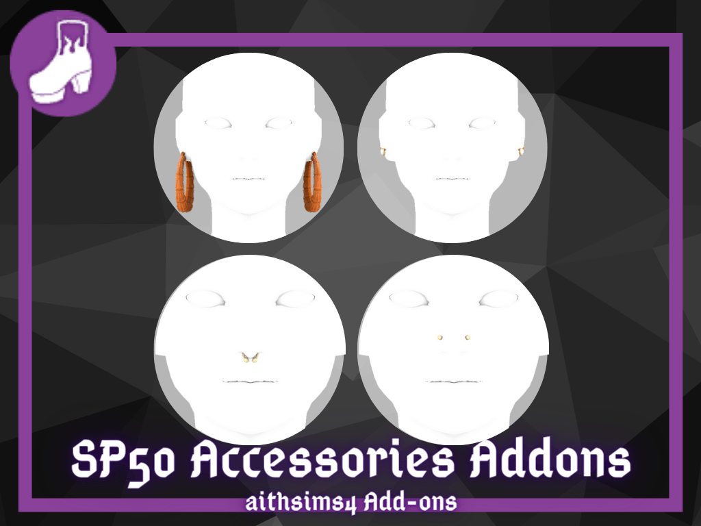 SP50 Accessories Addons - The Sims 4 Create a Sim - CurseForge