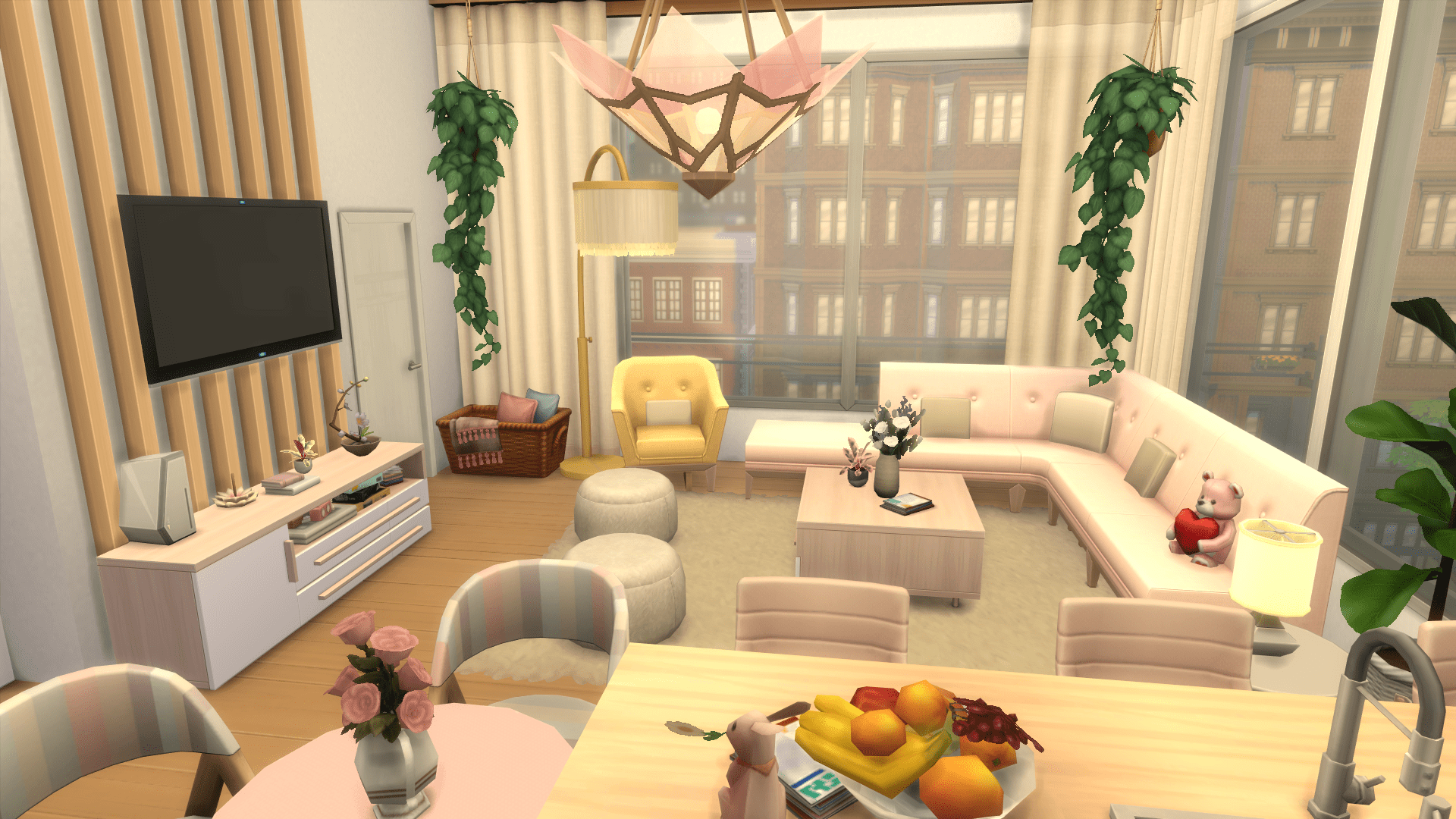 Pastel Kitchen & Living - Gallery - The Sims 4 Rooms / Lots - CurseForge