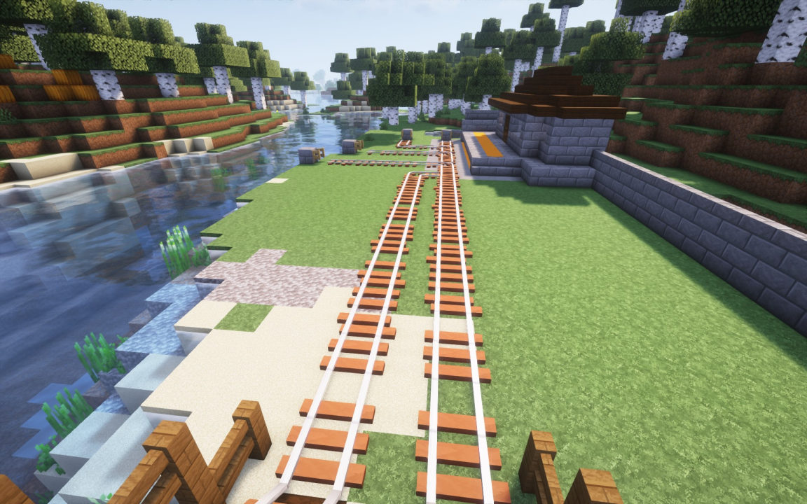 Rickety Stripped Acacia Log Rail (3d models) - Gallery - Minecraft ...