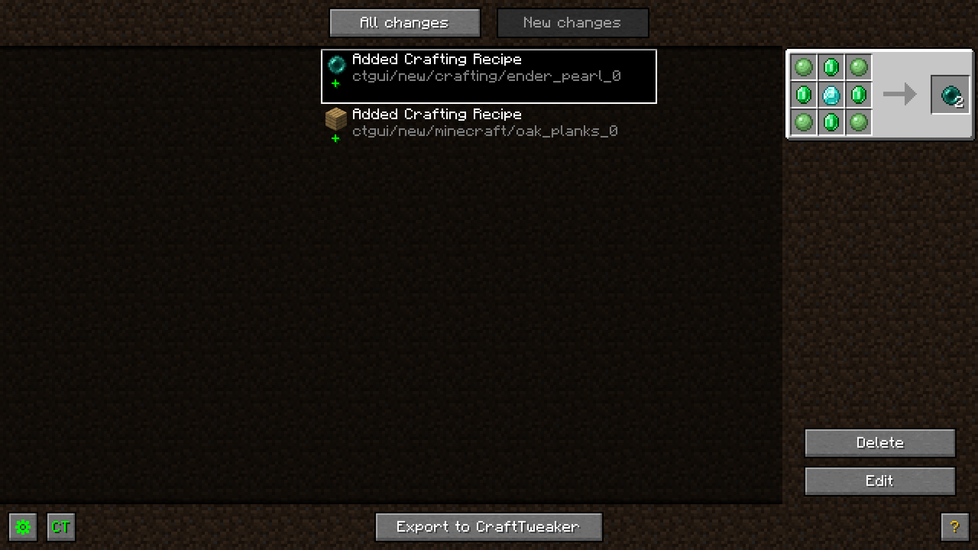 CraftTweaker GUI - Gallery - Minecraft Mods - CurseForge