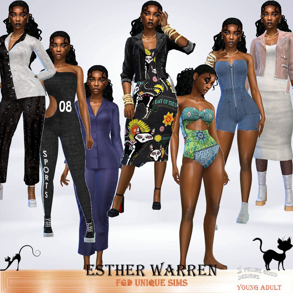 Esther Warren - Gallery - The Sims 4 Sims / Households - CurseForge