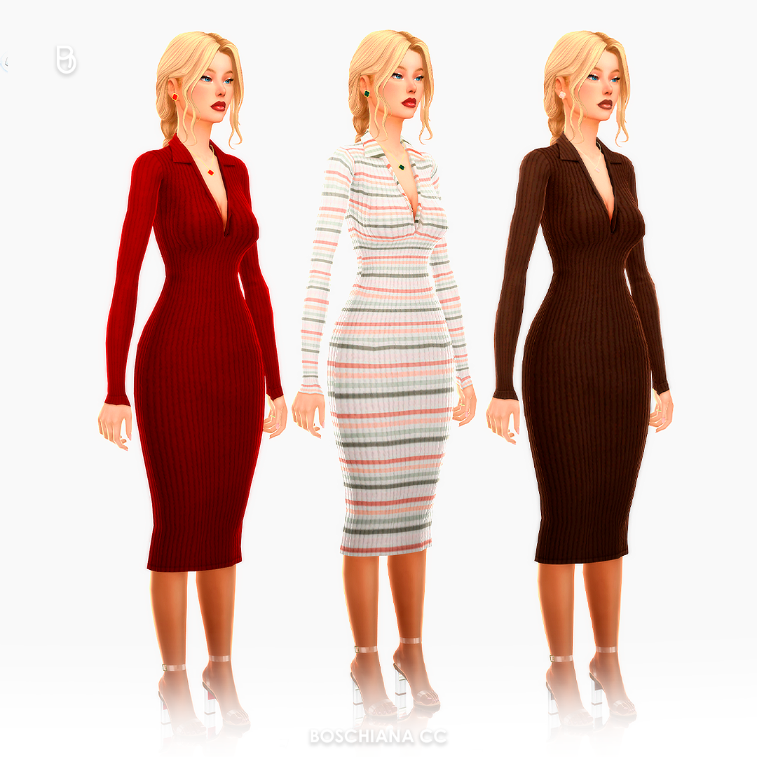 Woman Dress - Jen - Version 3 - Gallery - The Sims 4 Create a Sim ...