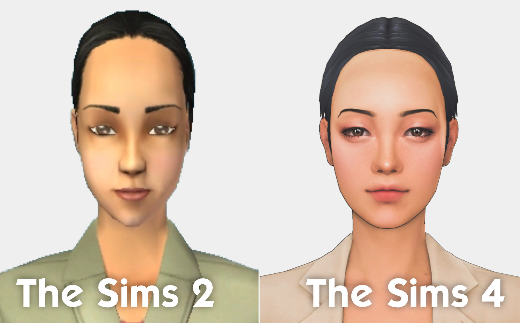 Mary-Sue Hair V1 (TS2 to TS4) - The Sims 4 Create a Sim - CurseForge