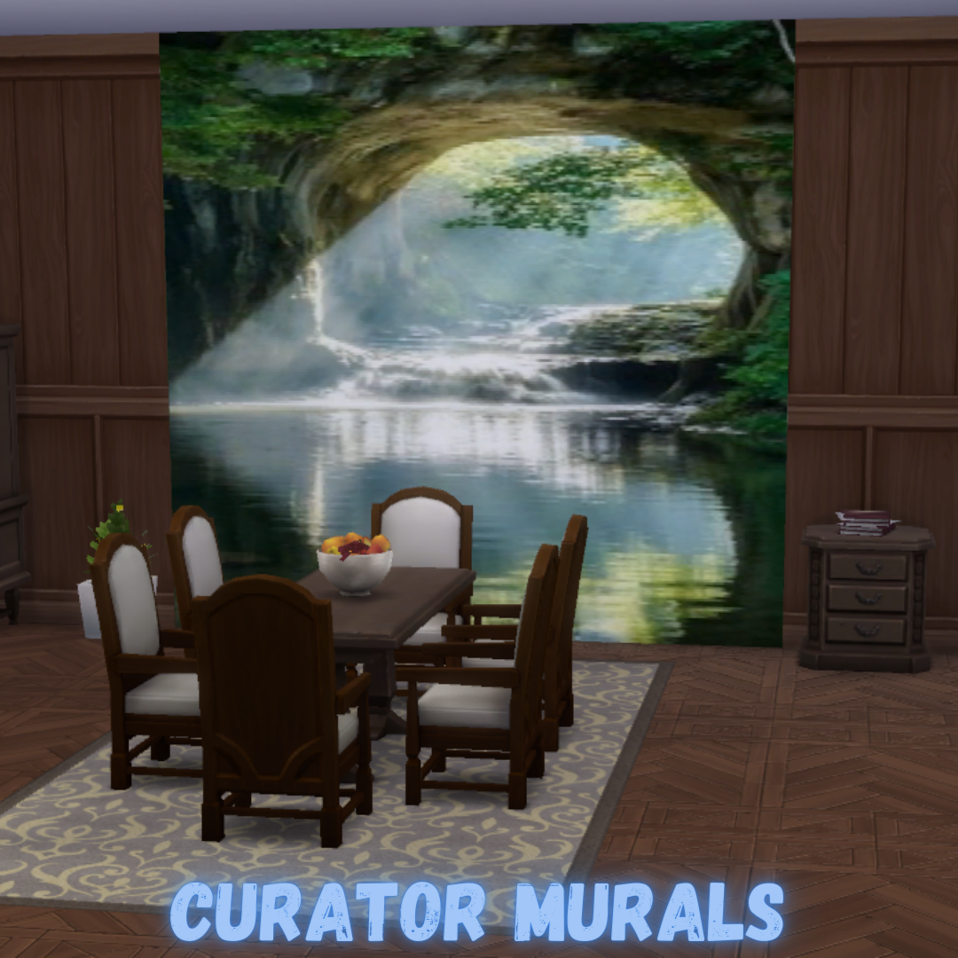 Curator murals code 1215 - Base game compatible - Gallery - The Sims 4 Build / Buy - CurseForge