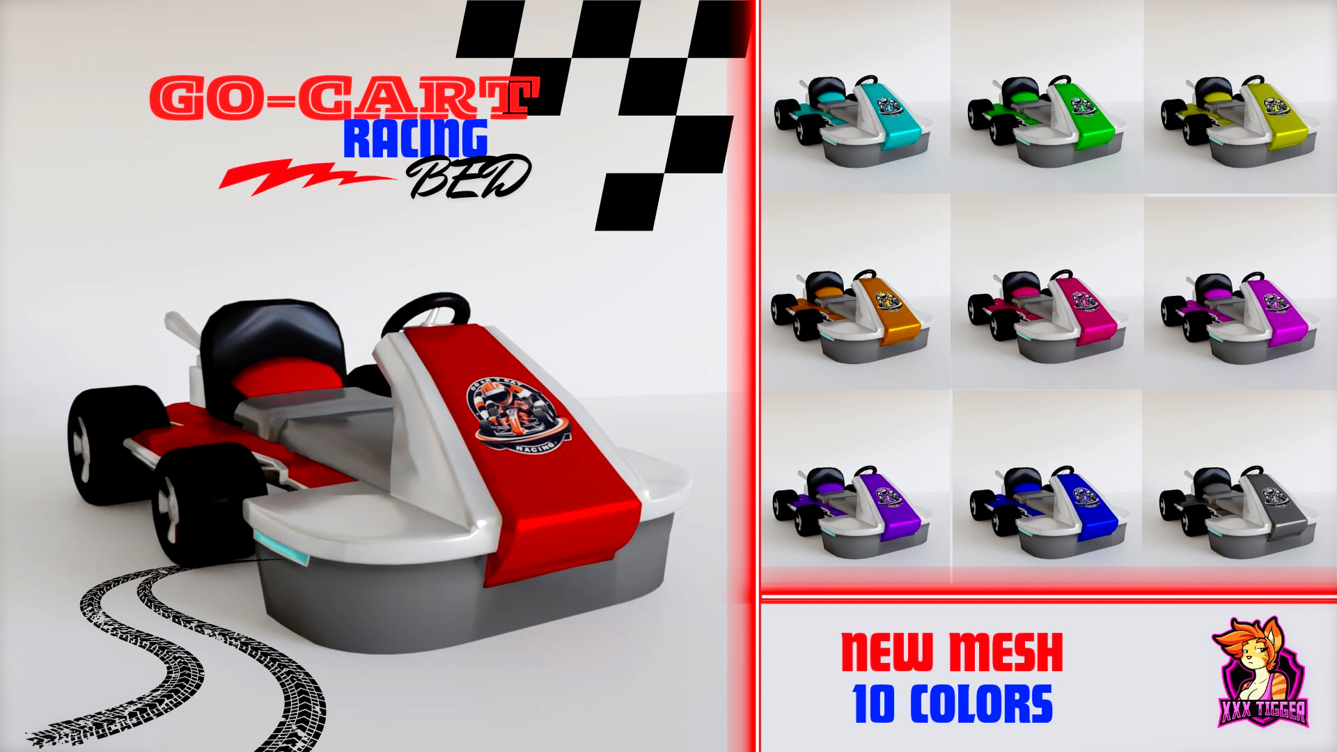 GO-CART RACING BED - Gallery - The Sims 4 Build / Buy - CurseForge