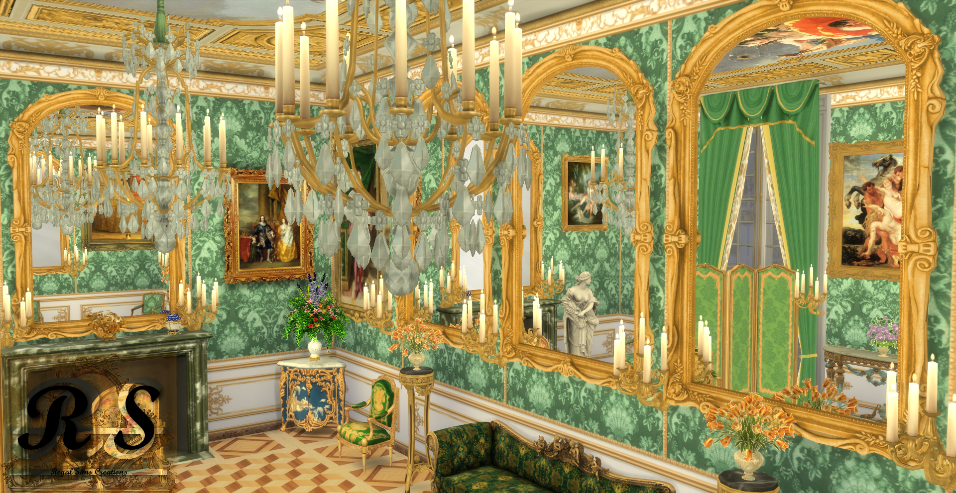 Rococo Mirror For TS4 - The Sims 4 Build / Buy - CurseForge