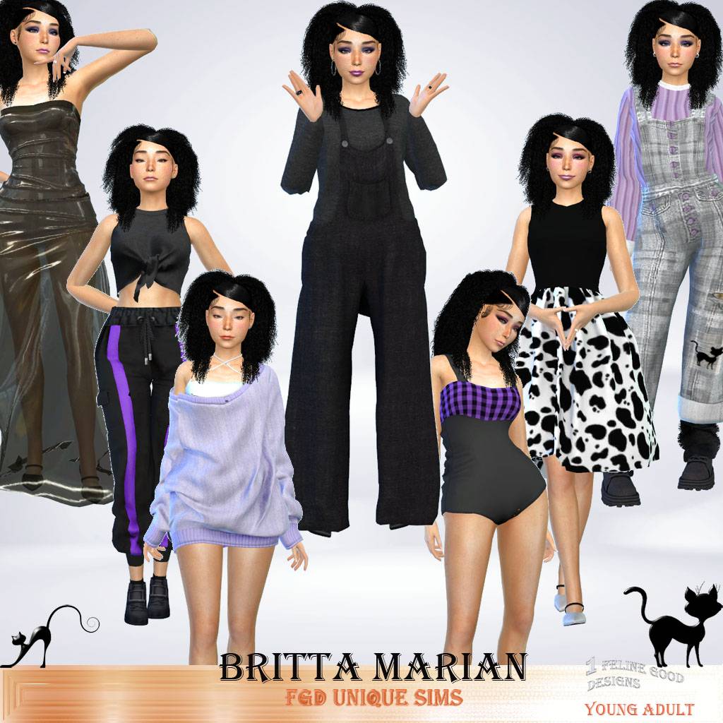 Britta Marian - Gallery - The Sims 4 Sims / Households - CurseForge