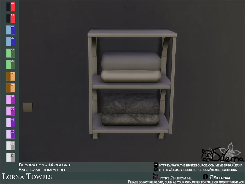 Lorna Towels - Gallery - The Sims 4 Build / Buy - CurseForge