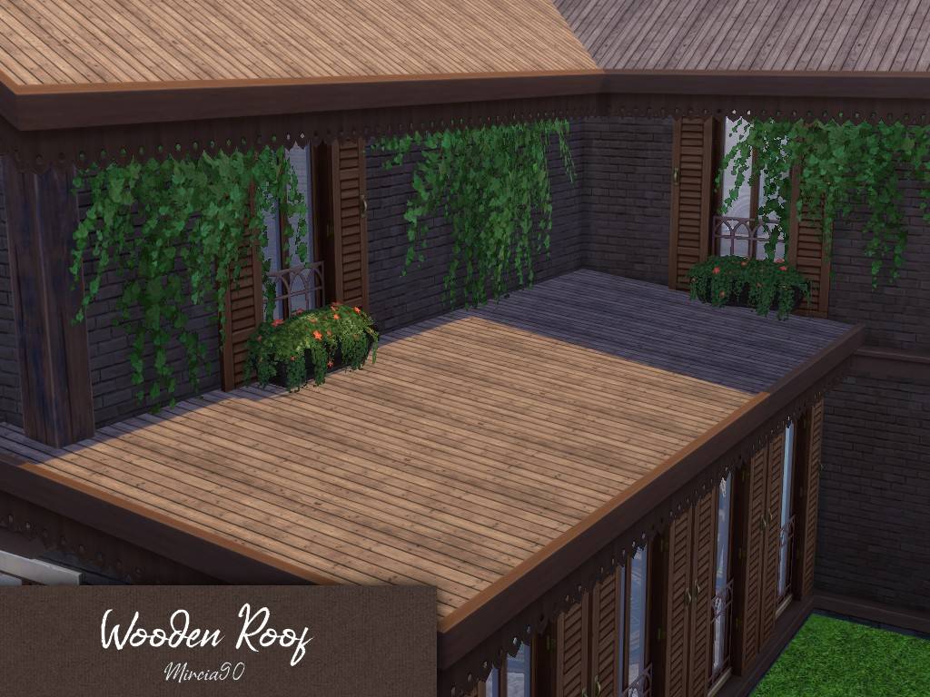 M90 - Wooden Roof - Gallery - The Sims 4 Build / Buy - CurseForge