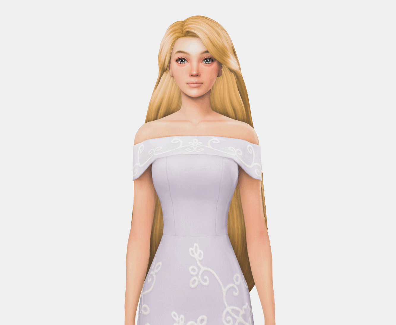 Rapunzel Hair - The Sims 4 Create a Sim - CurseForge