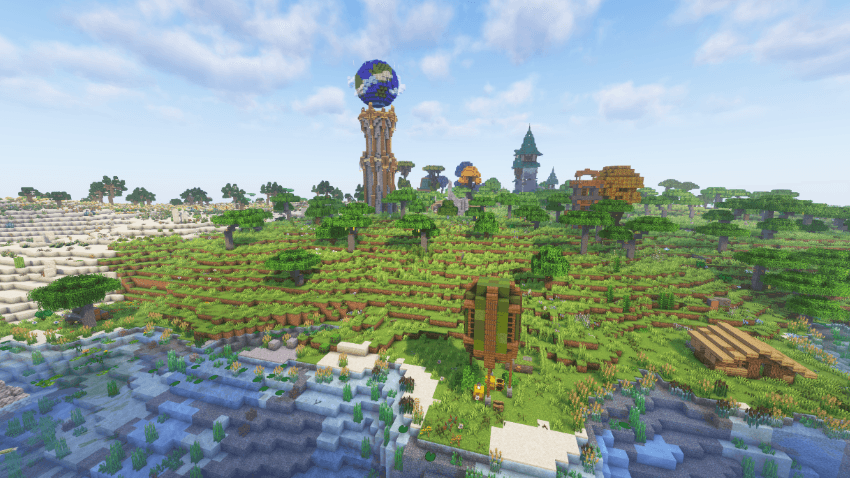 Fantasy CottageCore - Light - Gallery - Minecraft Modpacks - CurseForge