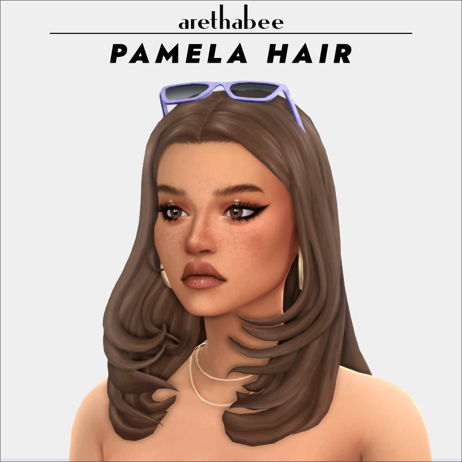 Pamela Hair - Aretha - The Sims 4 Create a Sim - CurseForge