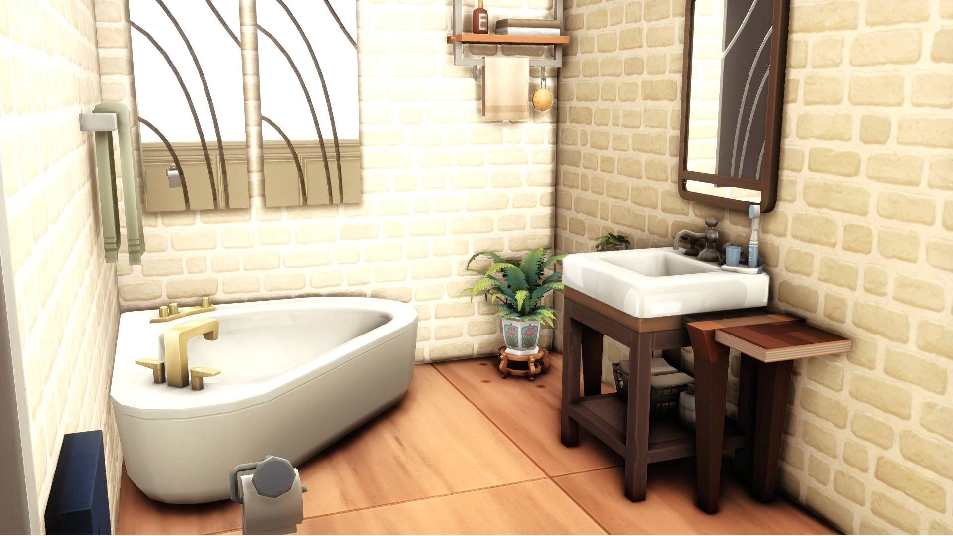 Lily Apartment Bathroom - Gallery - The Sims 4 Rooms / Lots - CurseForge