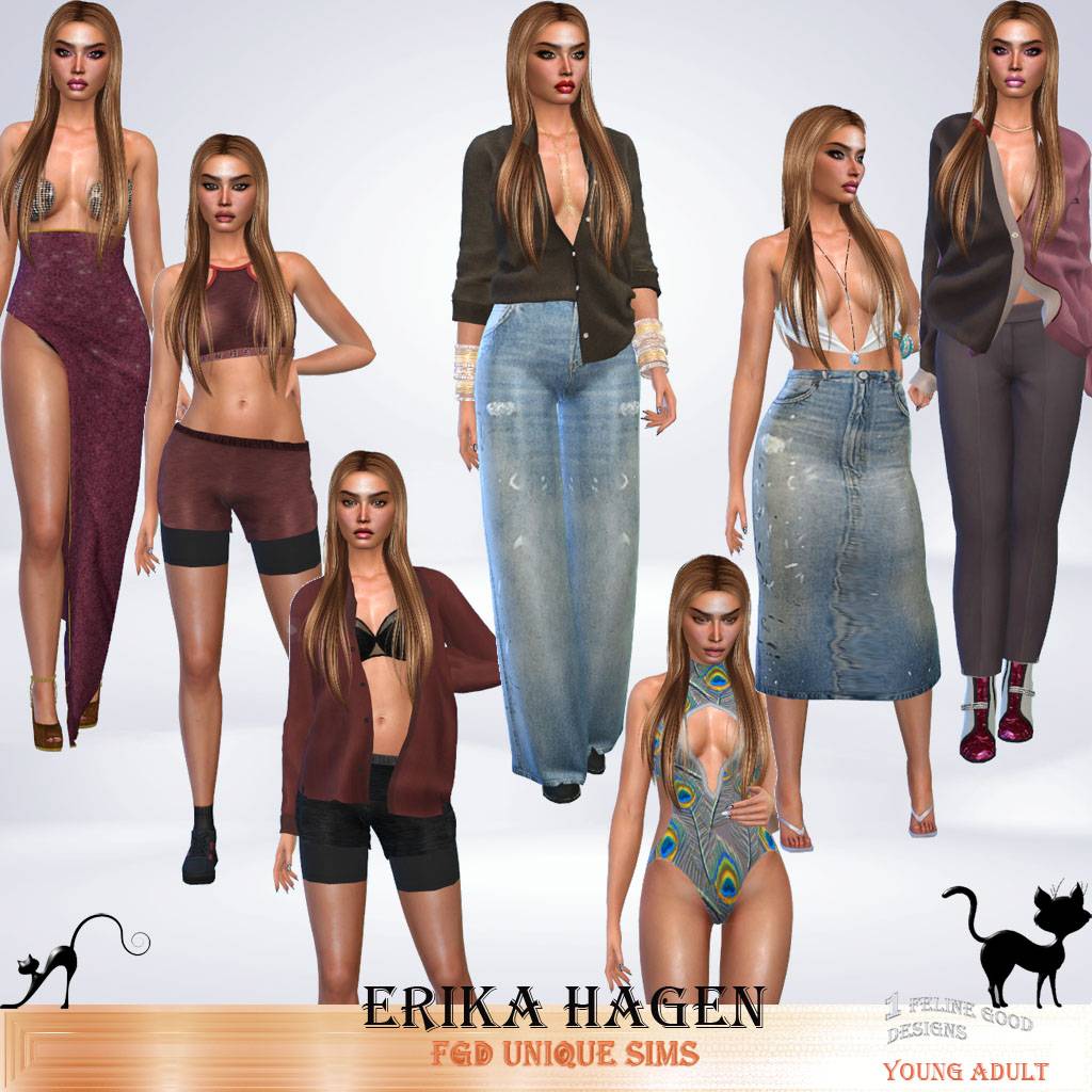Erika Hagen - Gallery - The Sims 4 Sims / Households - CurseForge