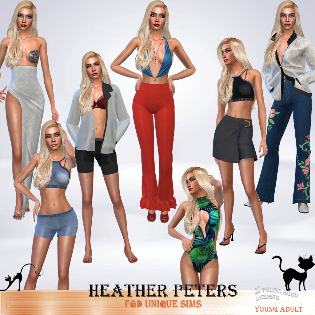 Heather Peters - Gallery - The Sims 4 Sims / Households - CurseForge