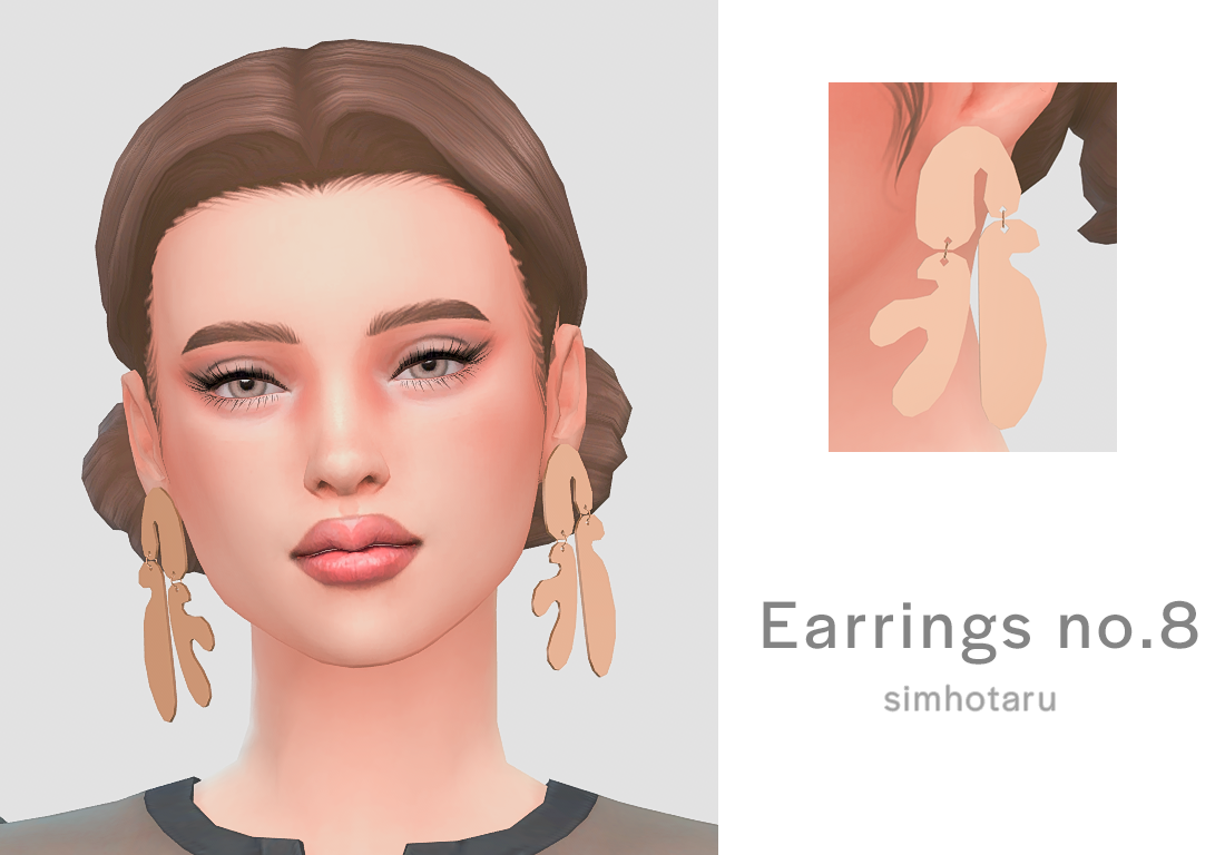 Earrings no.8 - Gallery - The Sims 4 Create a Sim - CurseForge