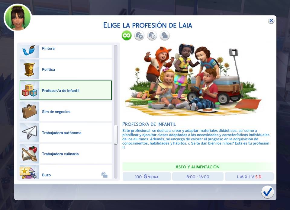 KINDERGARDEN TEACHER CAREER TRAD ENGLISH - Gallery - The Sims 4 Mods ...