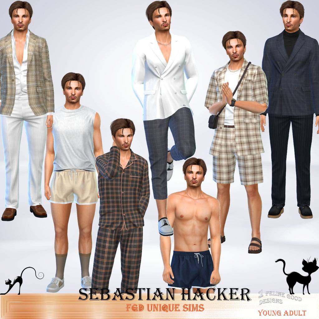 Sebastian Hacker - Screenshots - The Sims 4 Sims / Households - CurseForge