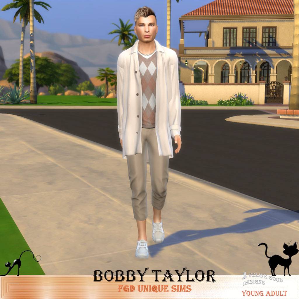 Bobby Taylor - Gallery - The Sims 4 Sims / Households - CurseForge