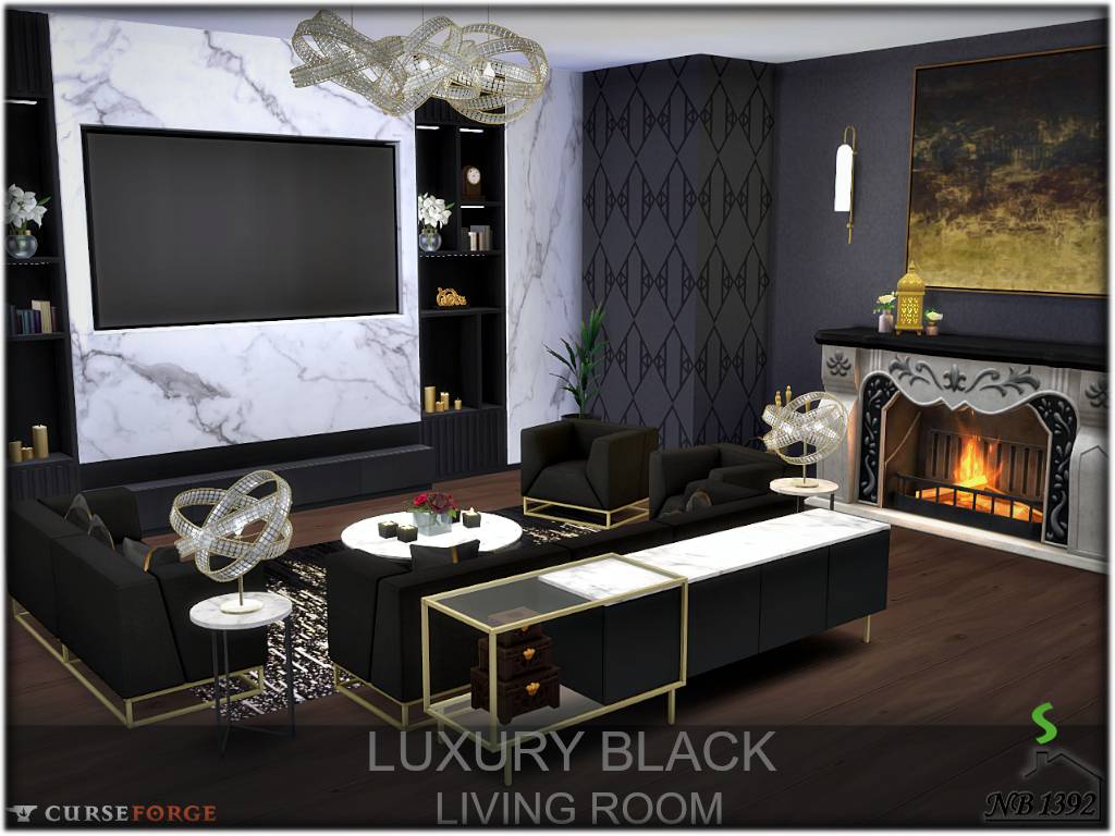 Mod The Sims Sims 4 Cc Living Room Mod The Sims Living