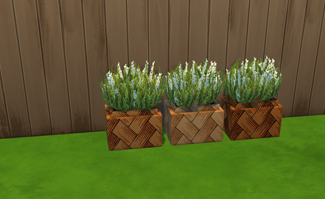 Indoor / Outdoor Wicker Plants - Gallery - The Sims 4 Build / Buy ...