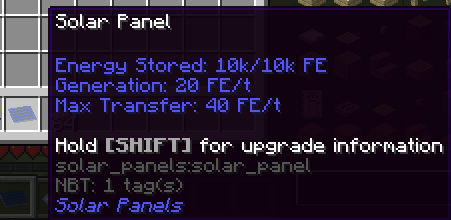Solar Panel - Screenshots - Minecraft Mods - CurseForge
