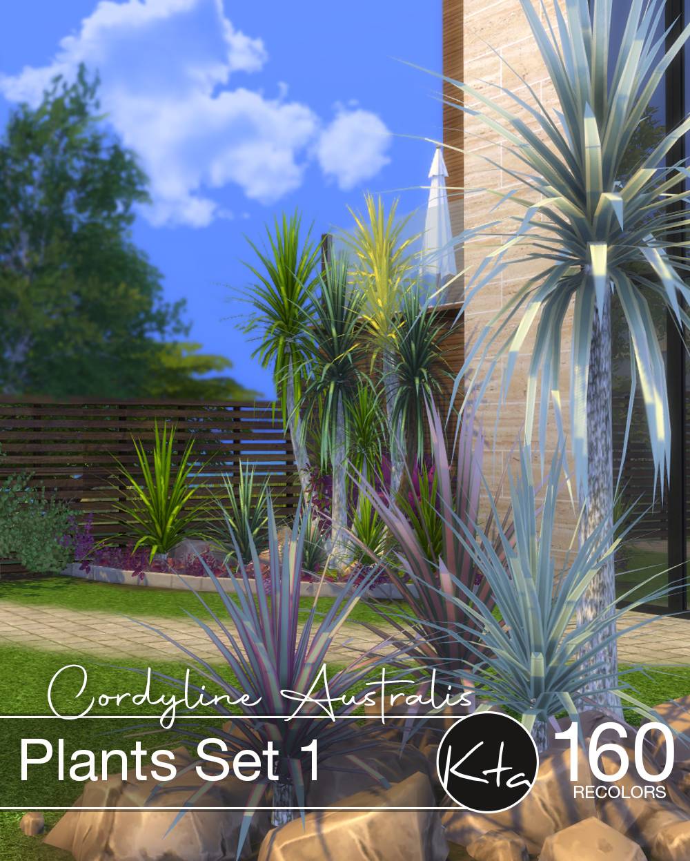 [kta] Plants Set 1 - Cordyline Australis - Gallery - The Sims 4 Build ...
