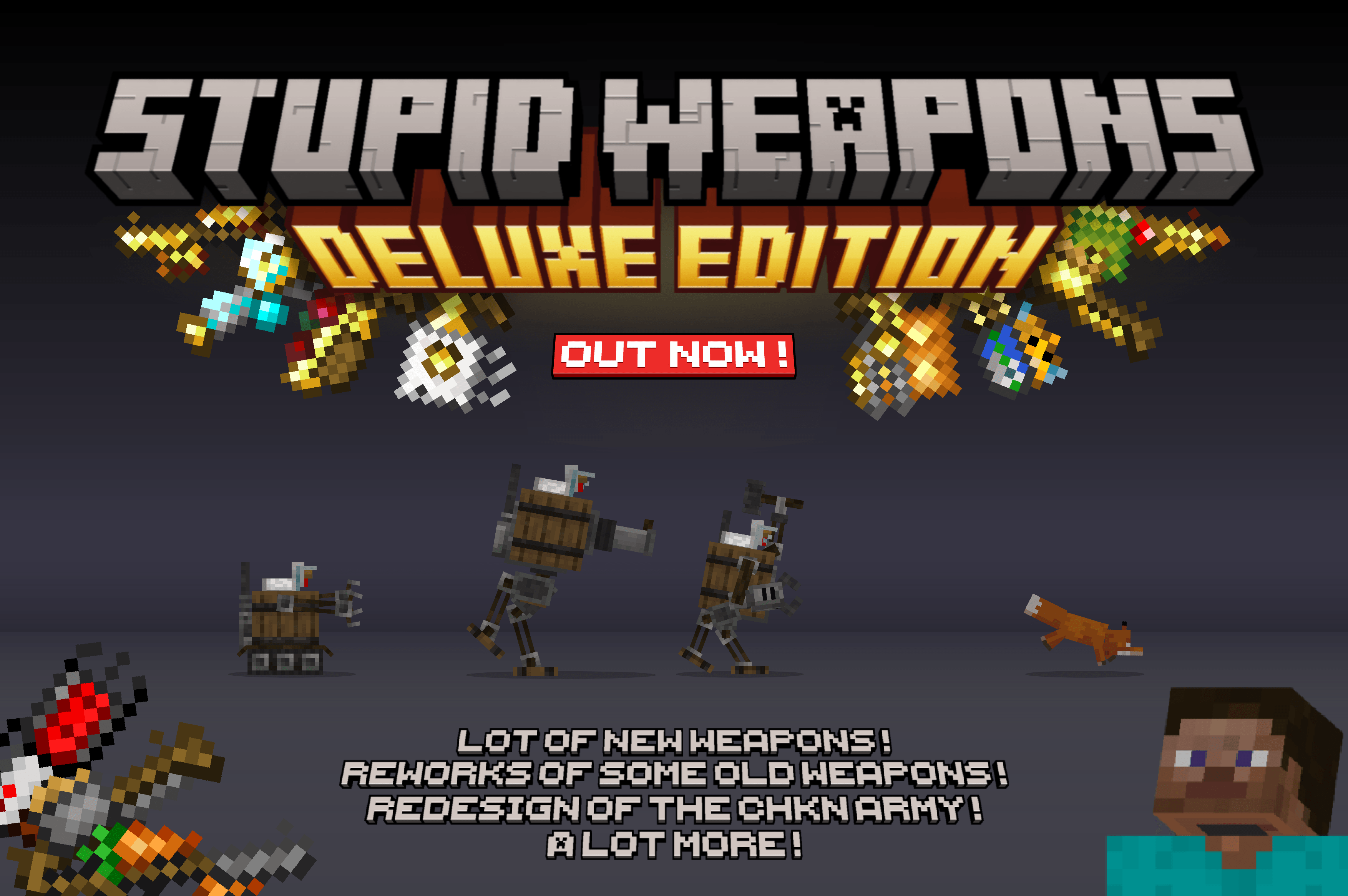 Stupid Weapons - 2.2 Deluxe Edition - Minecraft Mods - CurseForge