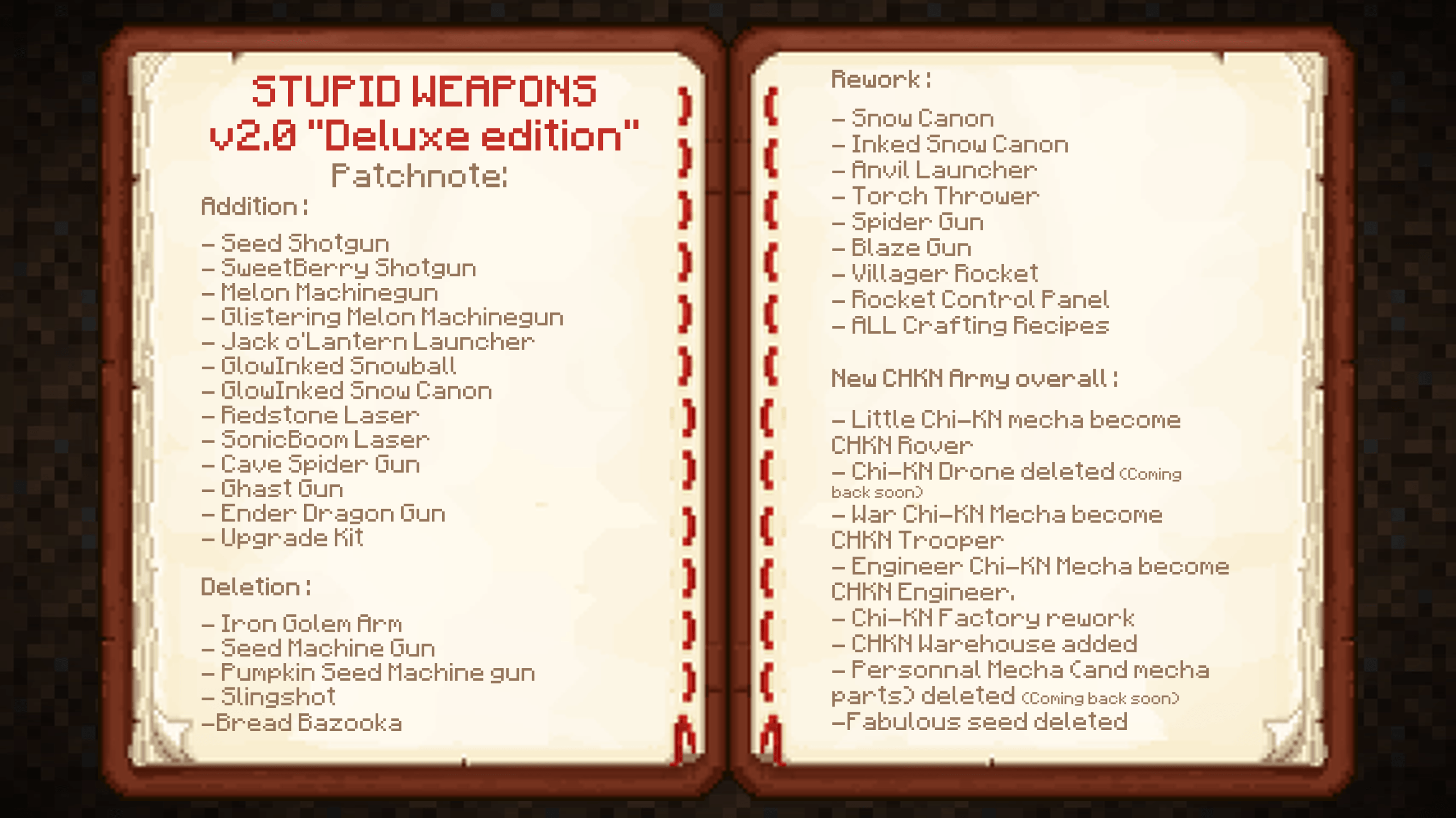 Stupid Weapons - 2.2 Deluxe Edition - Minecraft Mods - CurseForge