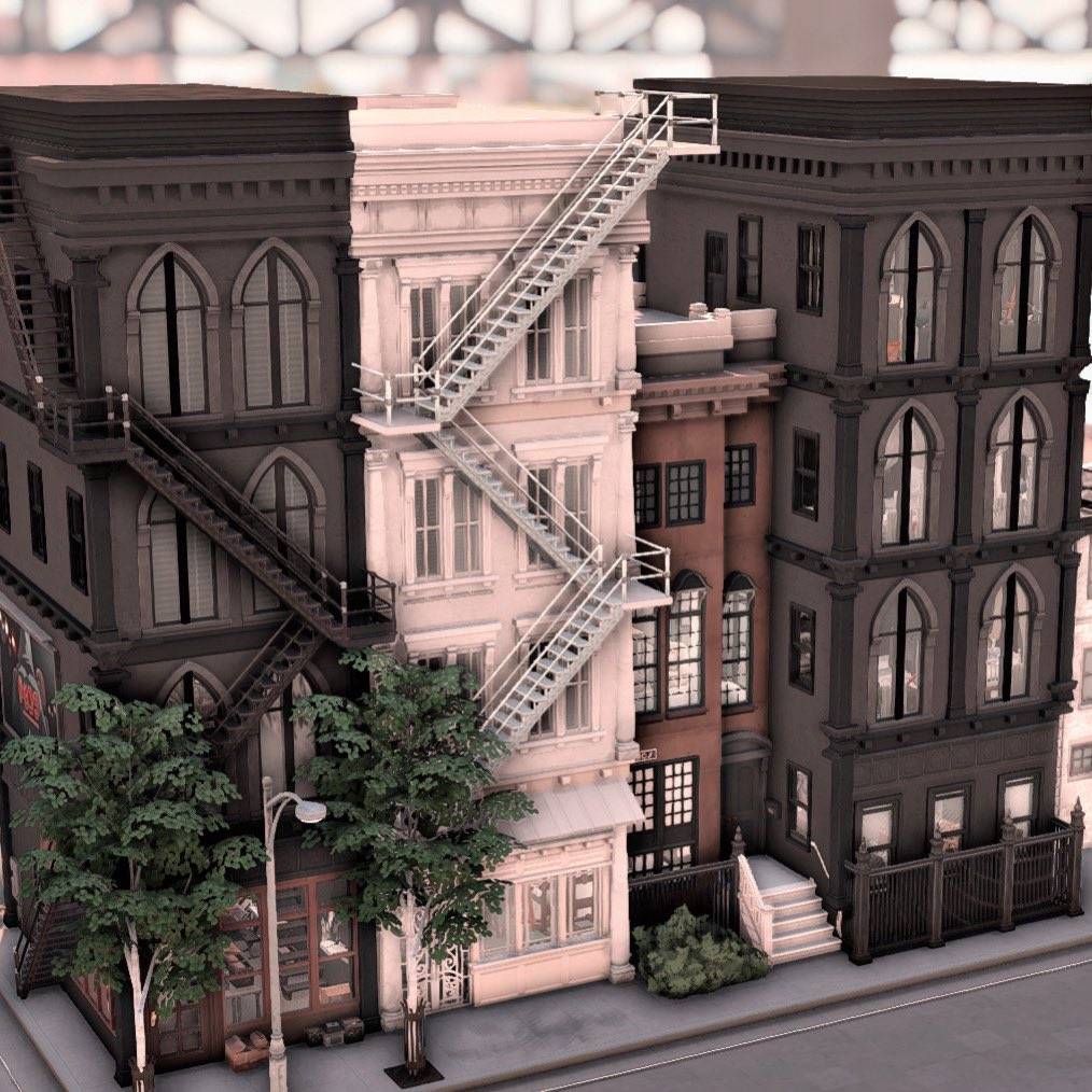 New York Inspired Street 2 - Gallery - The Sims 4 Rooms / Lots - CurseForge