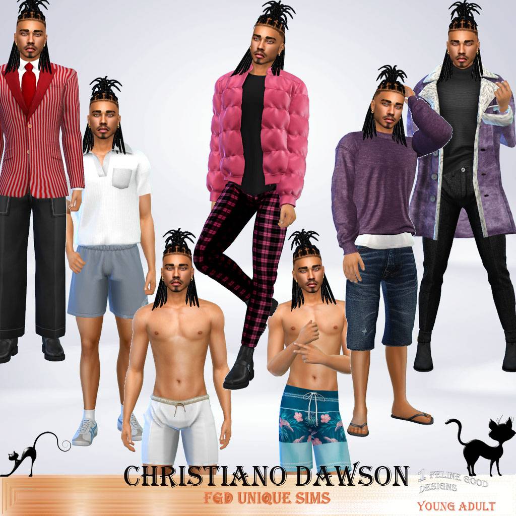 Christiano Dawson - Gallery - The Sims 4 Sims / Households - CurseForge