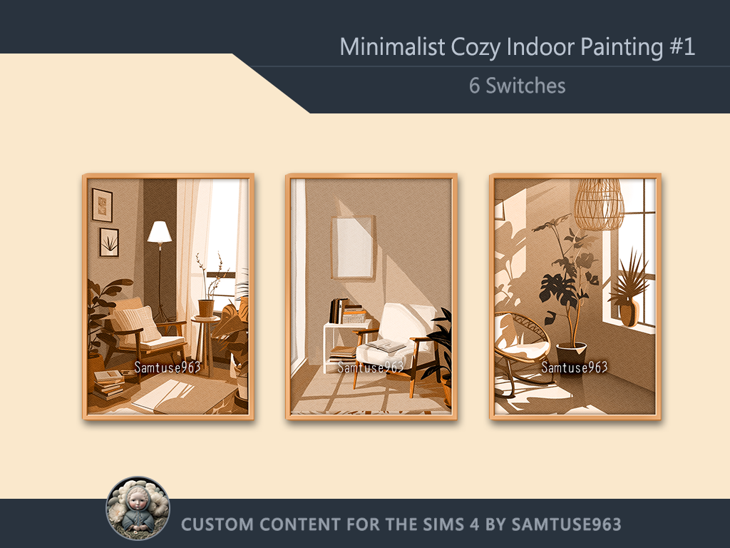 Minimalist Cozy Indoor Painting #1 Sellable Extra A Samtuse963 - The ...