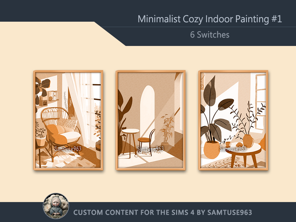 Minimalist Cozy Indoor Painting #1 Sellable Extra A Samtuse963 - The ...