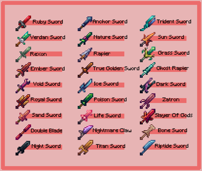 Unique Swords - Gallery - Minecraft Resource Packs - CurseForge