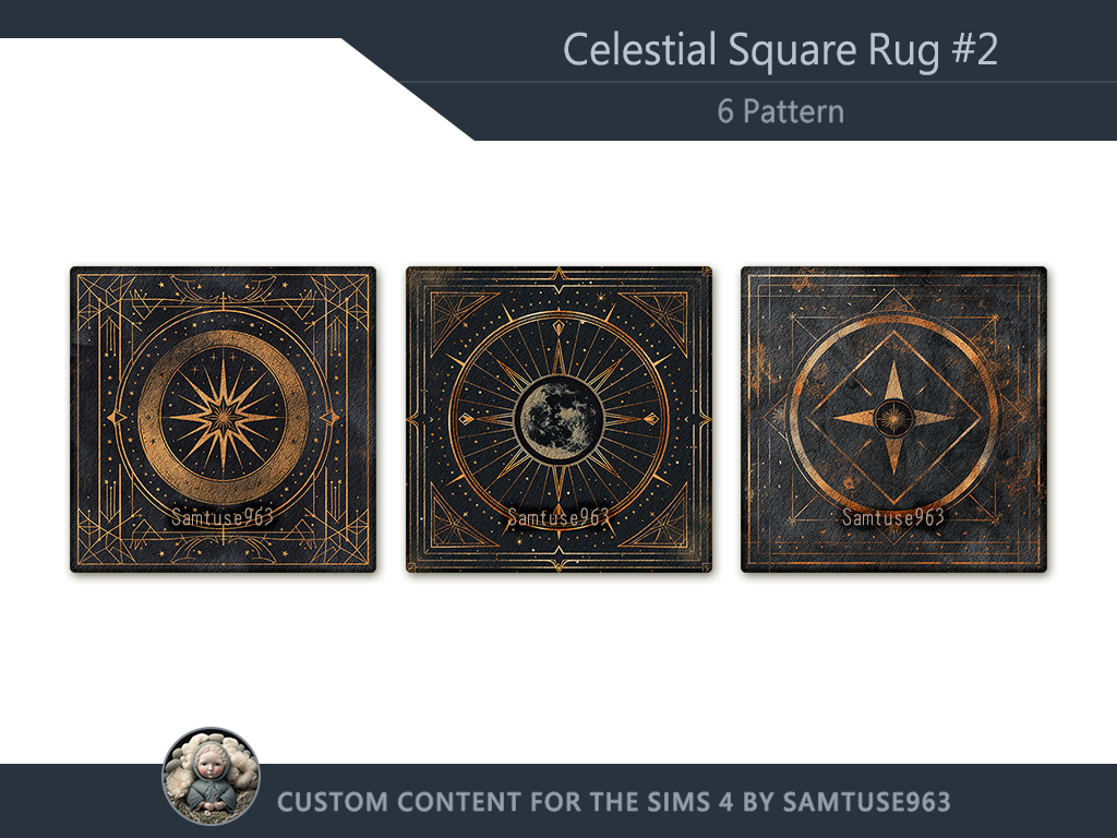 Celestial Square Dance Rug #2 Samtuse963 - The Sims 4 Build / Buy ...